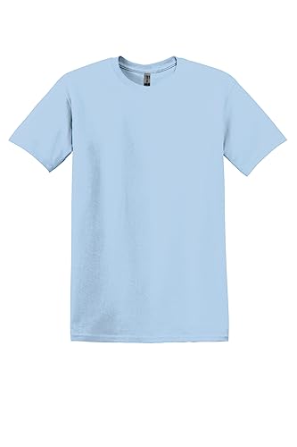 Gildan 5.4 oz Cotton T-Shirt (5000) Tee X-Large Light Blue