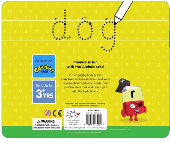 Alphablocks Words: A Wipe-Clean Book