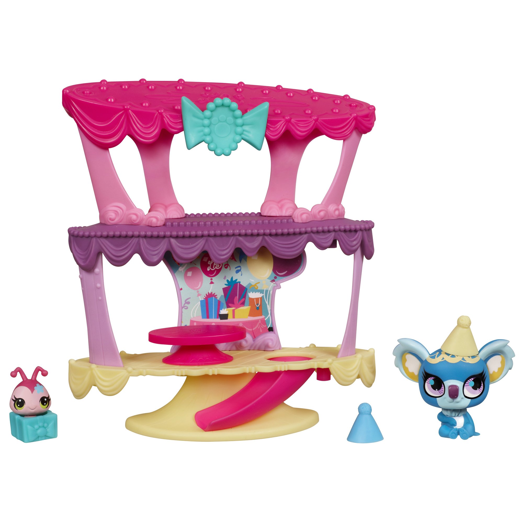 Littlest Pet Shop Biddy Bits Party Cake Playset