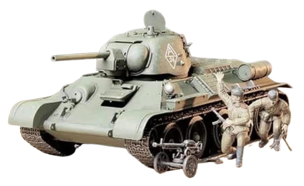 Tamiya America, Inc 1/35 Russian T34/76 ChTZ, TAM35149,Black, 0.5 Liters