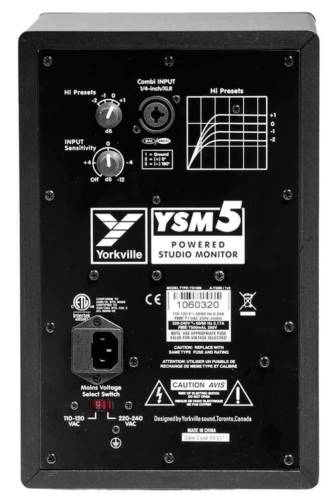 Yorkville YSM5 5-Inch Powered Studio Monitor