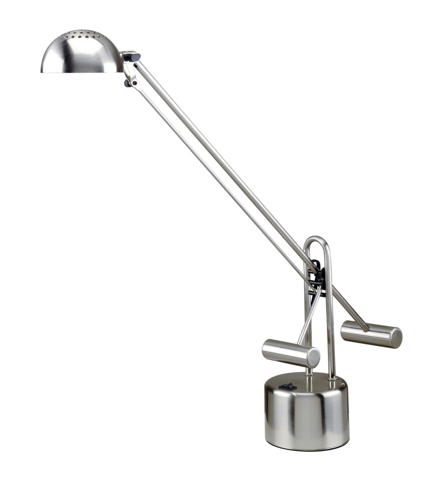 Lite Source LS-306PS Halotech 29-Inch 8W LED Desk Lamp, Polished Steel , Silver, 25x28x4.5