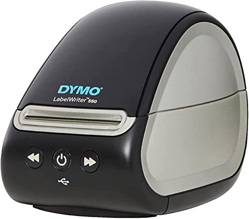 DYMO LabelWriter 550 USB Label Printer - Direct Thermal Printing, Prints up to 62 Labels Per Minute, Automatic Label Recognition