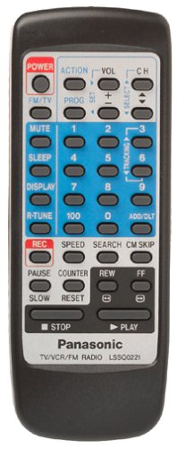 Panasonic PV-C1320 13" TV/VCR Combo (Black), 2018