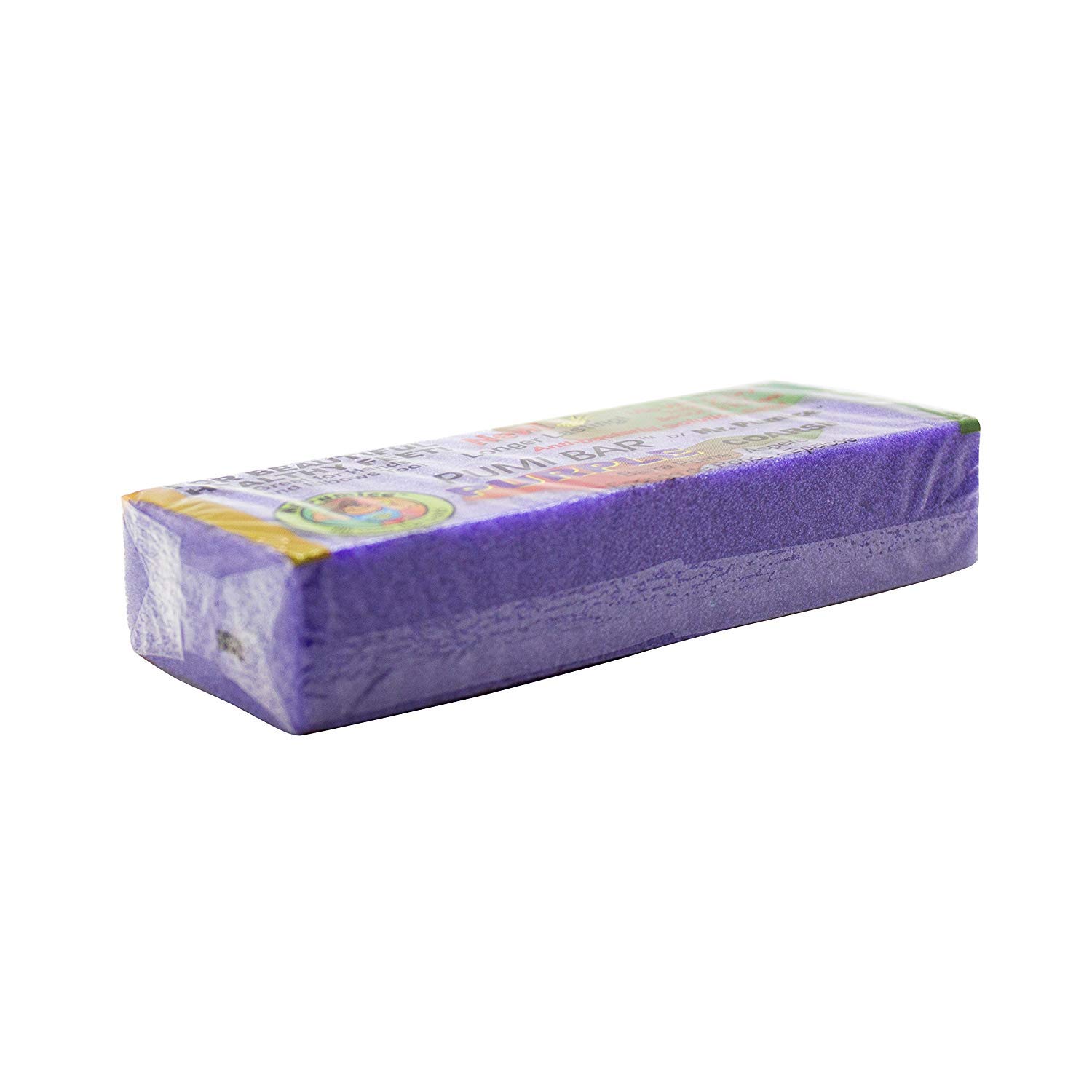 Mr. Pumice Purple PUMI Bar, Extra-Coarse Callus Remover, Pedicure Stone & Ped File Scrubber for Smooth Feet and Heels, 1 Pack