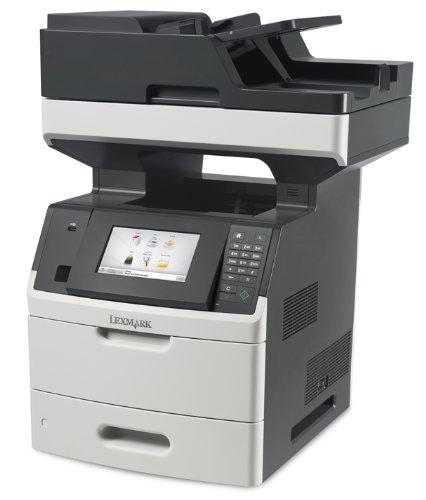 Lexmark MX710DE Monochrome Printer with Scanner, Copier and Fax - 24T7401,Gray/white