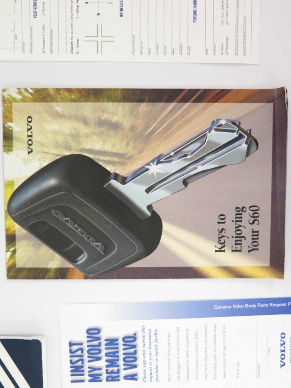 2001 Volvo S60 Owners Manual