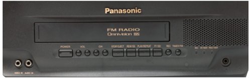 Panasonic PV-C1320 13" TV/VCR Combo (Black), 2018