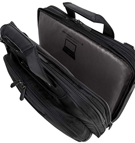 Targus Corporate Traveler Checkpoint-Friendly Traveler Laptop Case for 14-Inch Laptop, Black (CUCT02UA14S)