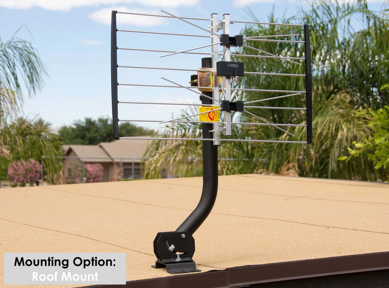 Channel Master Universal Antenna - Sturdy Steel Adjustable Mount for Secure TV Antenna Installation, 1.5" Pole Diameter, Extends from 24"- 44", Weather-Resistant, 7" Wall Clearance
