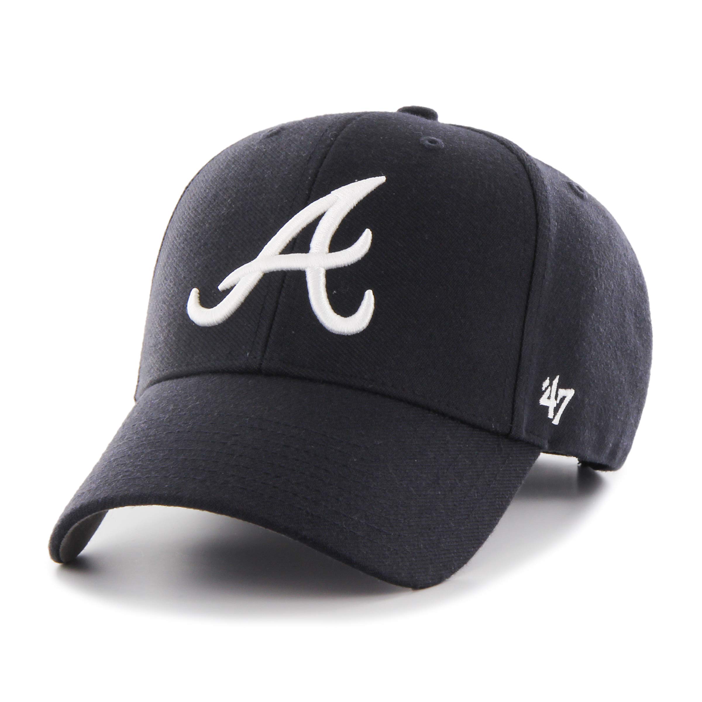 MLB Atlanta Braves Juke MVP Adjustable Hat, Navy-Road, One Size