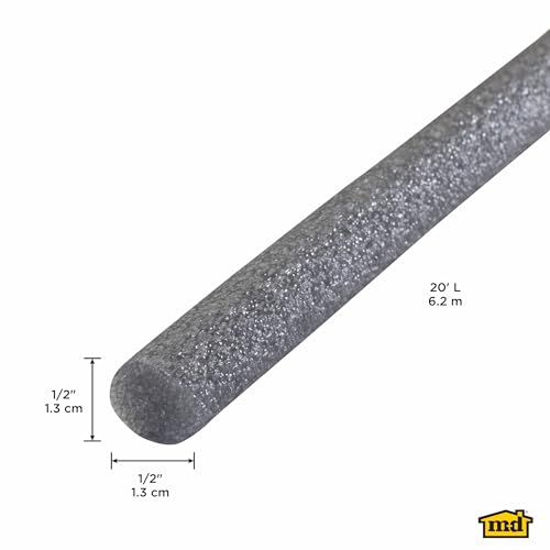 M-D Building Products 71480 1/2-Inch by 20-Feet Backer Rod, Gray
