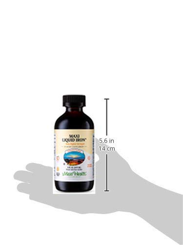 Maxi Health Liquid Iron, Natural Fruit Punch, 8 Fl Oz