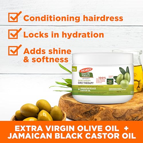 Palmer's Olive Oil Formula Gro Therapy for Healthy Hair and Scalp, 8.8 Ounces (Pack of 2)