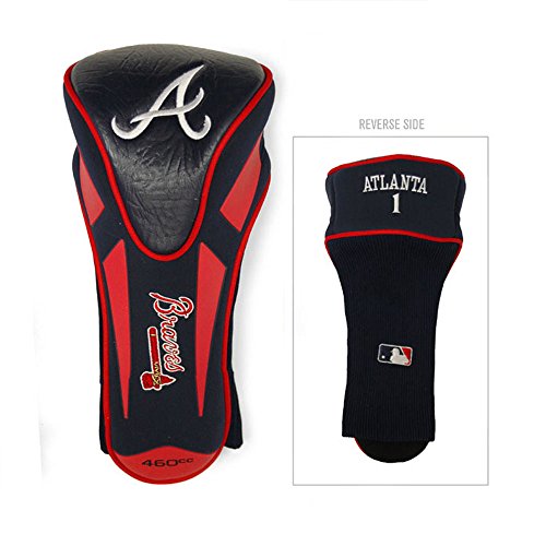 Team Golf MLB Atlanta Braves Single Apex Driver Head Cover Golf Club Single Apex Driver Headcover, Fits All Oversized Clubs, Truly Sleek Design