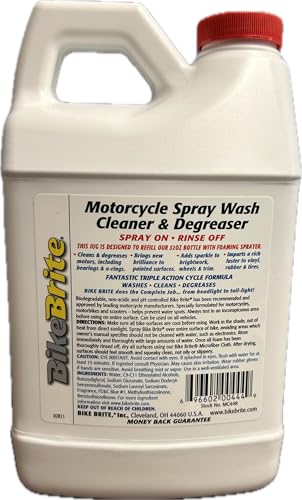 Bike Brite MC441G Motorcycle Spray Wash Cleaner and Degreaser - 1 Gallon, Blue
