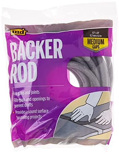 M-D Building Products 71480 1/2-Inch by 20-Feet Backer Rod, Gray