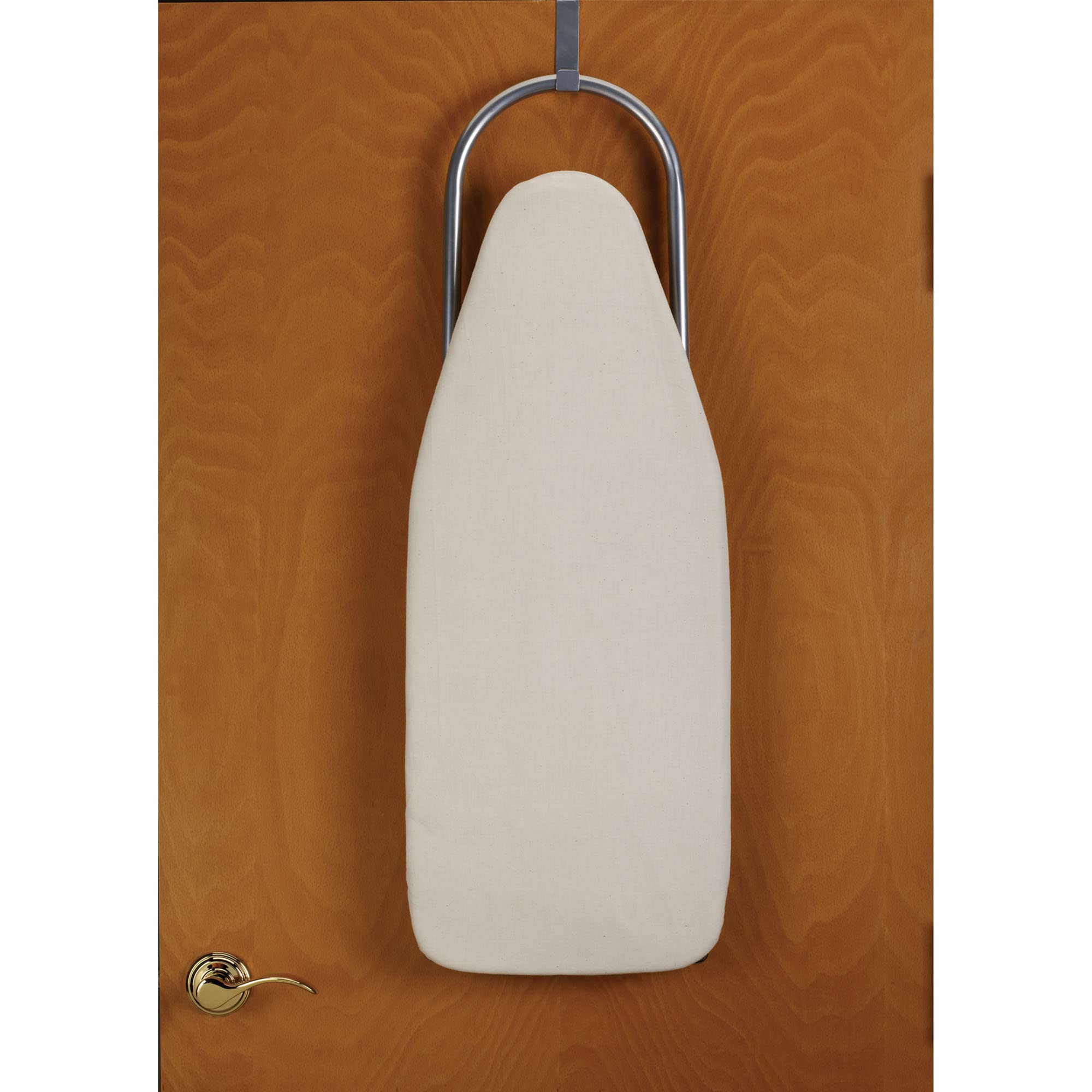Household Essentials Tabletop Ironing Board, Compact Ironing Board with Iron Rest, Includes Door Hang, Perfect for Dorms and Small Spaces, 12 x 30", Silver