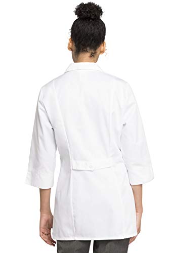 Cherokee Women's Scrubs 30" 3/4 Sleeve Lab Coat, White, Medium