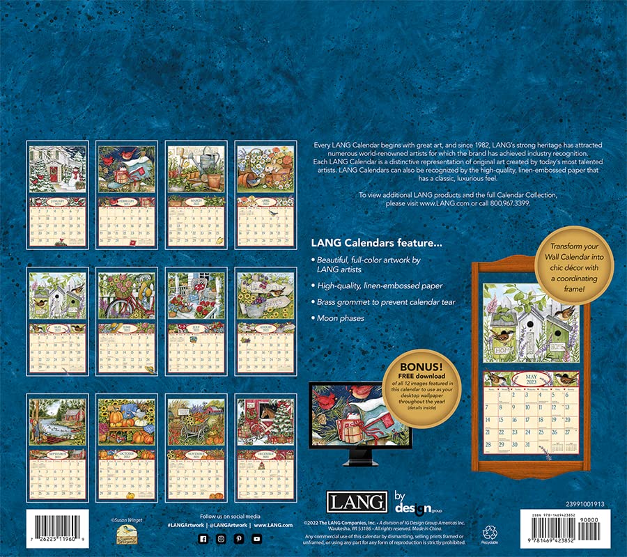 LANG HEART & HOME® 2023 WALL CALENDAR