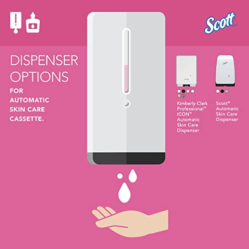 Scott Professional Foam Hand Soap with Moisturizers (91592), 1.2 L, Foaming, Pink, Floral Scent, Automatic Refills, for Kimberly-Clark Professional ICON Dispensers (2 Bottles)