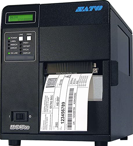 Sato WM8420021 Series M84PRO Industrial Thermal Printer, 203 dpi Resolution, 10 IPS Print Speed, USB Interface, DT/TT, 4.1"
