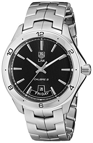 TAG Heuer Men's WAT2010.BA0951 Link Black Dial Watch
