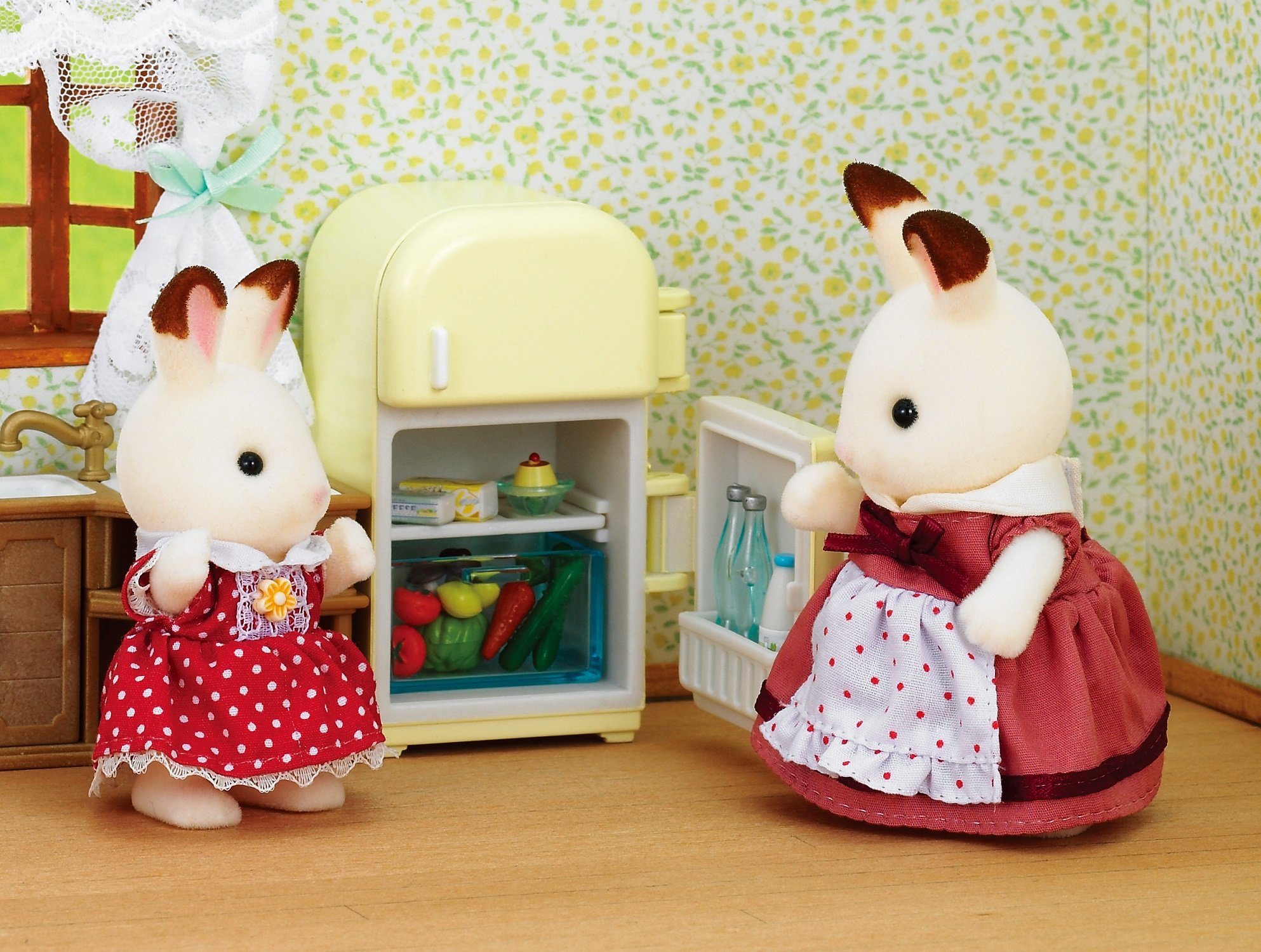 Epoch Sylvanian Families Sylvanian Family Doll set chocolat rabbit Mother furniture set DF-08