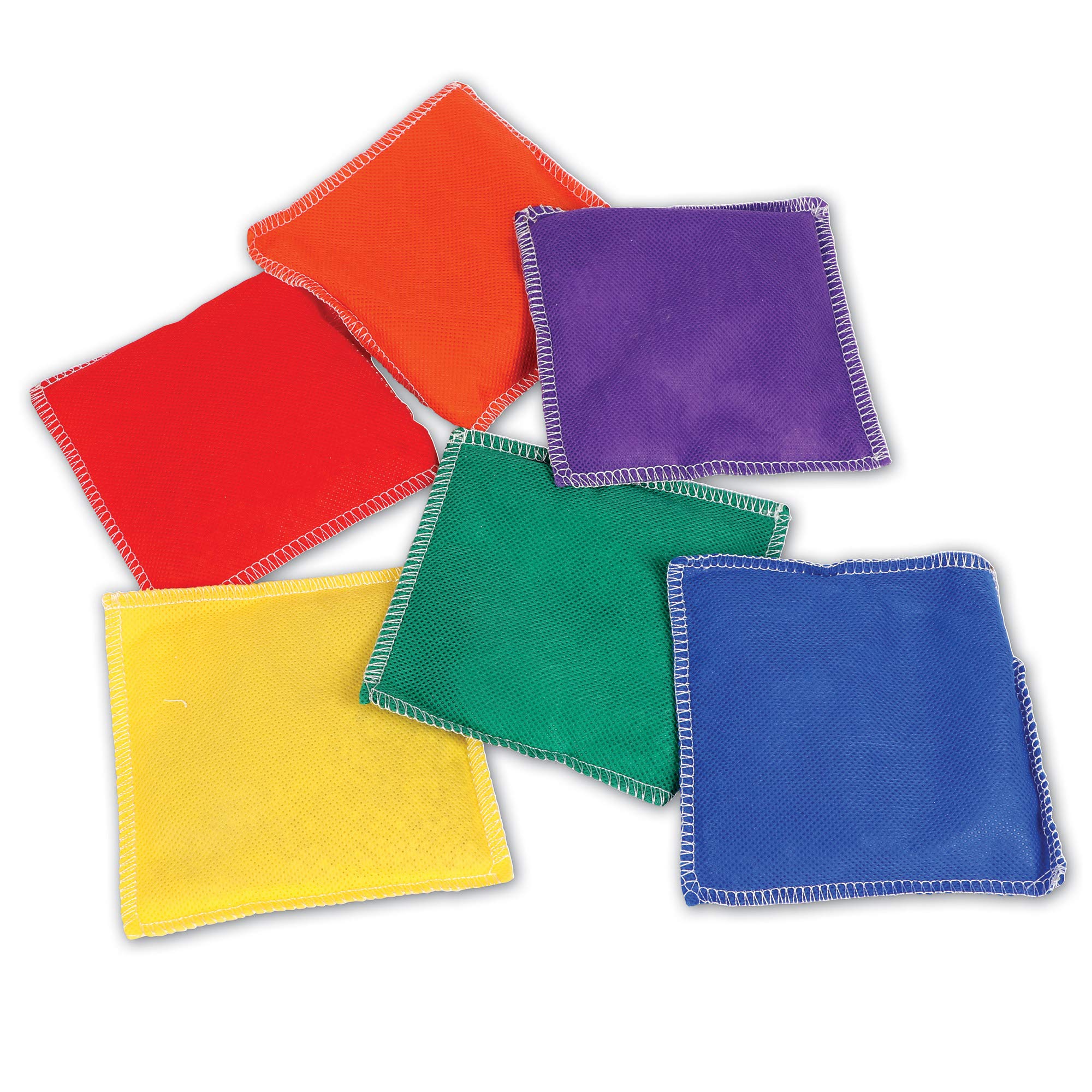 Learning Resources Rainbow Bean Bags - 6 Pieces, PreK+ | Ages 3+ Bean Bags for Kids, Counting and Sorting Toys, Hand Eye Coordination