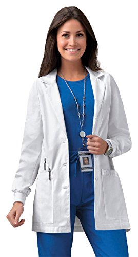 Cherokee Women's 30 Inch Lab Coat, White, Large