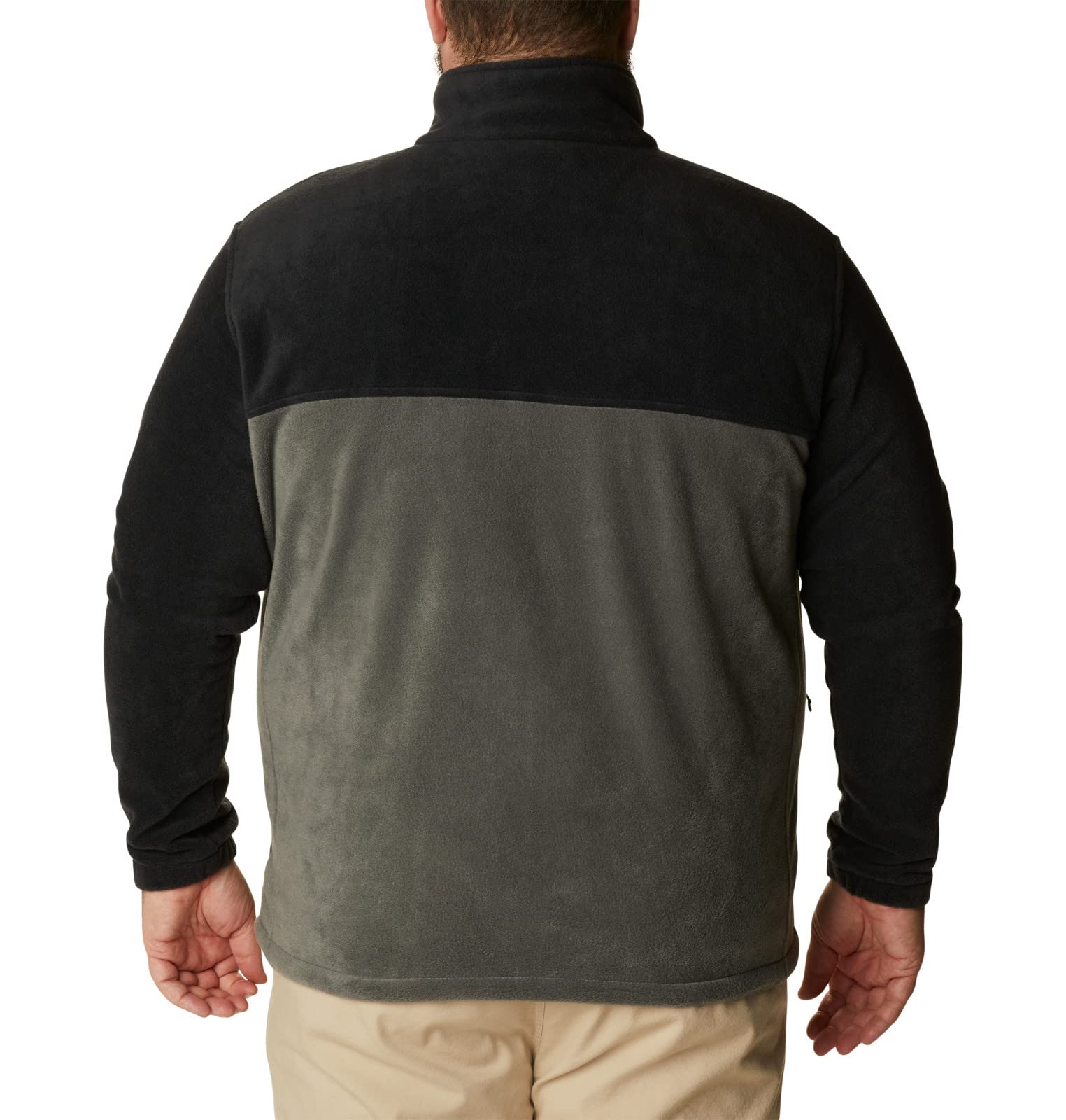 Columbia Men's Steens Mountain 2.0 Full Zip Fleece Jacket, Black/Grill, Medium