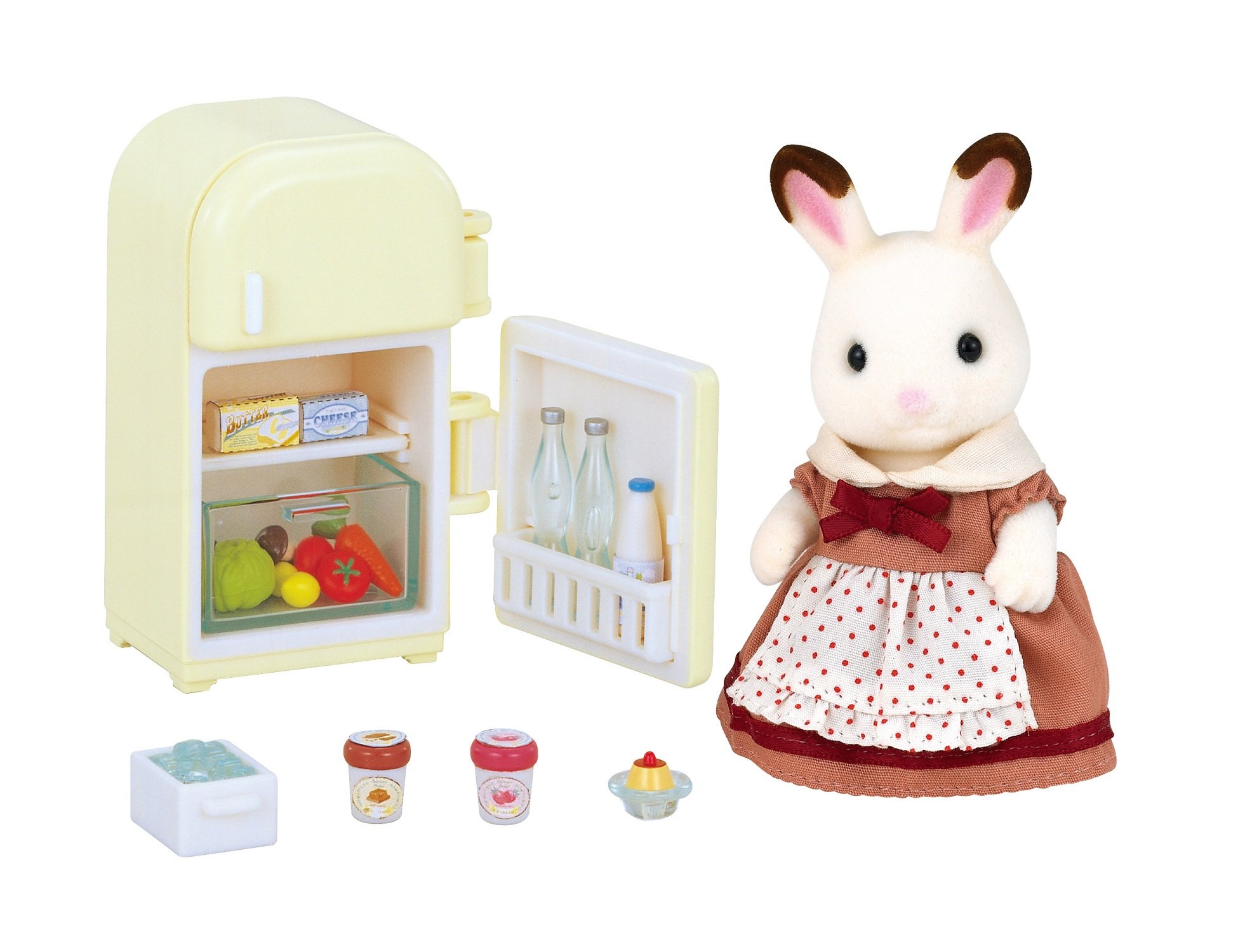 Epoch Sylvanian Families Sylvanian Family Doll set chocolat rabbit Mother furniture set DF-08