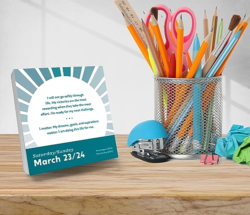 2024 I Am Enough Affirmations Boxed Calendar: Daily Motivation to Inspire Positivity and Self-Love (Self Care Desk Gift)