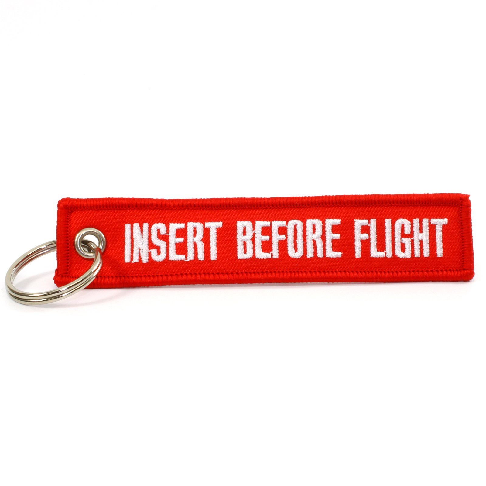 Rotary13B1 INSERT BEFORE FLIGHT Keychain - Red