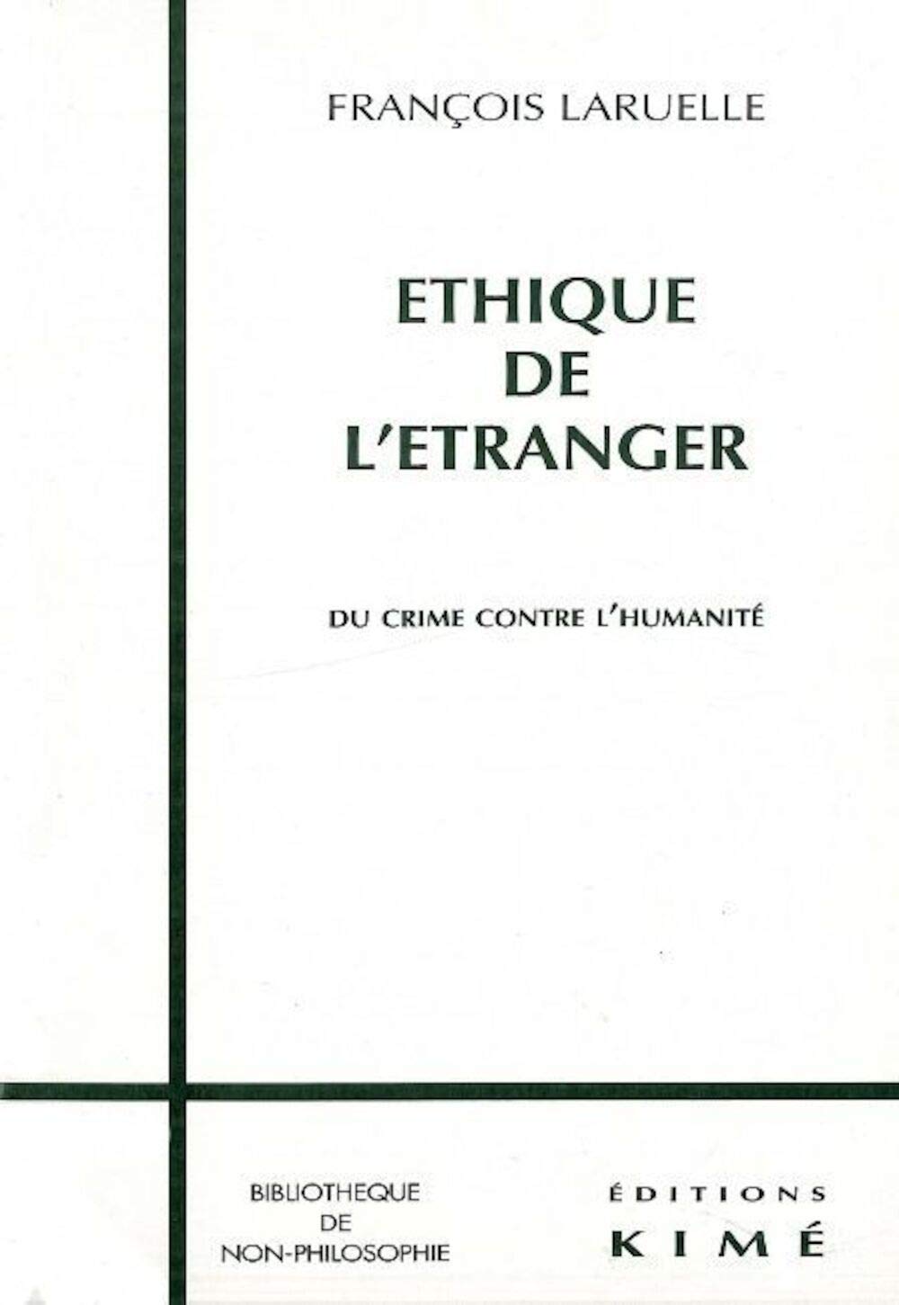 Ethique de l'Ătranger