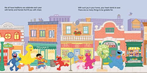 Home for the Holidays: A Book for Kids About the Different Holidays That Bring Us Together, with Elmo, Big Bird, and More! (Sesame Street Scribbles)