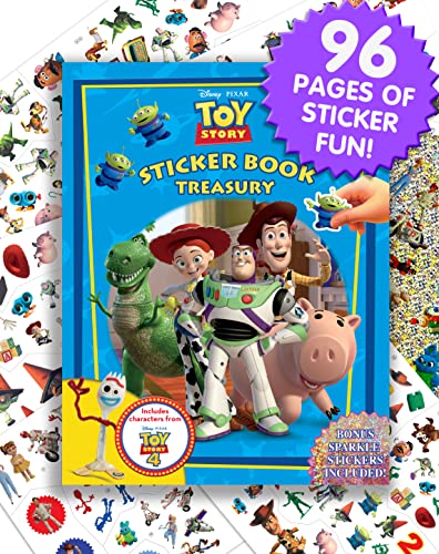 Disney / Pixar Toy Story Sticker Book Treasury - Activity Books for kids, 350 reusable stickers, 96 pages of fun