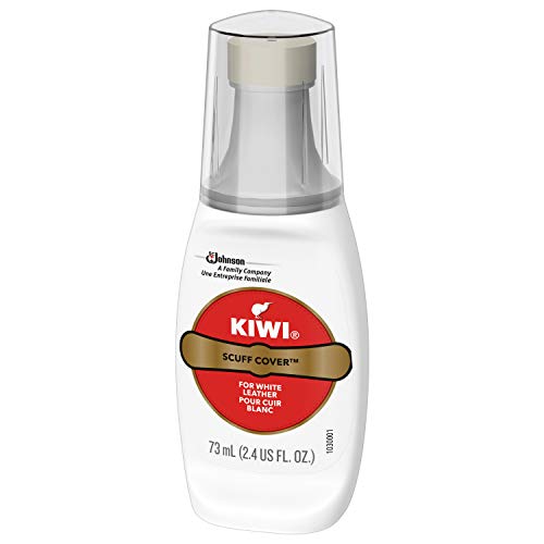 KIWI Scuff Cover, White, 2.4 oz (1 Bottle with Sponge Applicator)