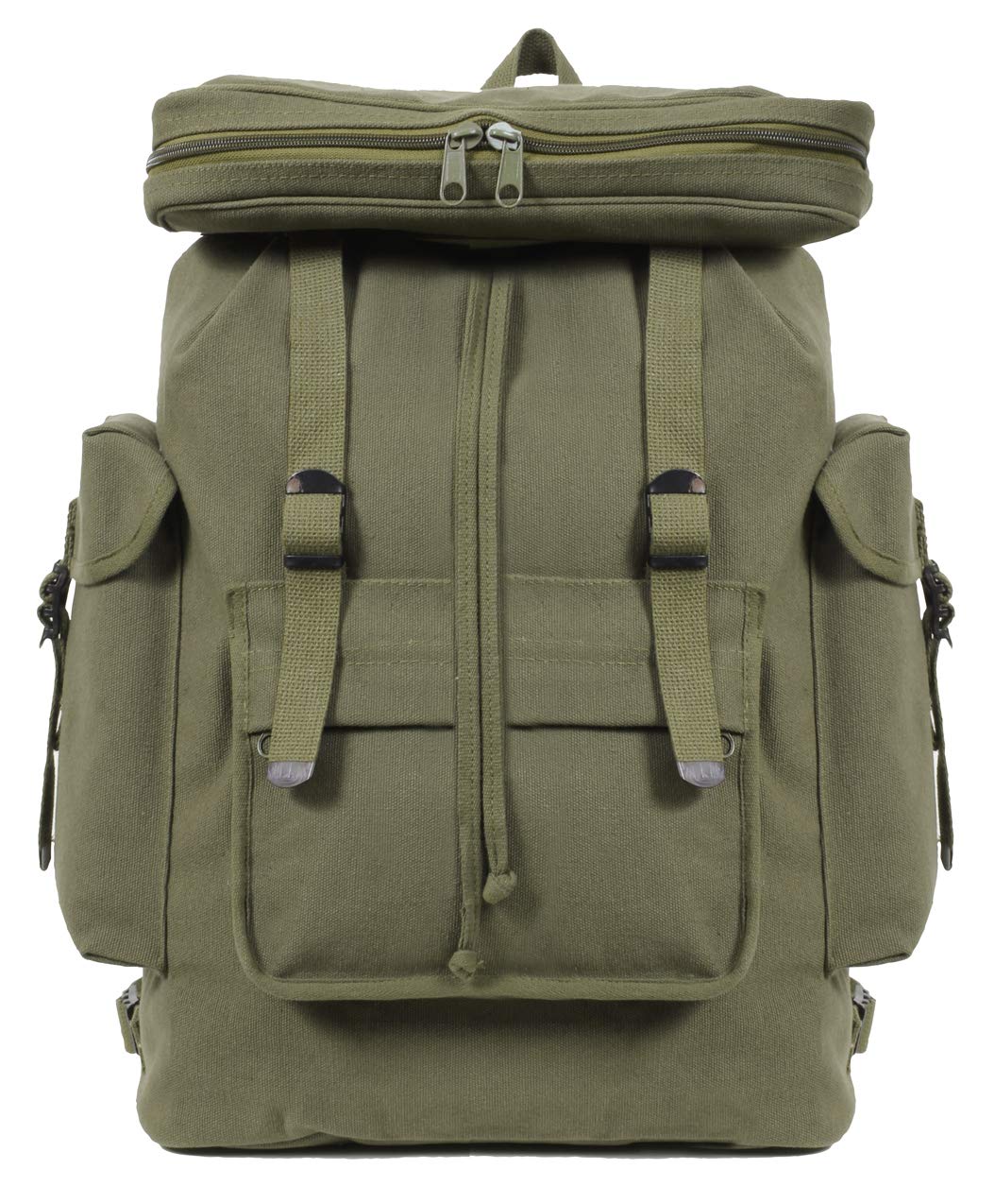 Rothco Canvas European Rucksack, Olive Drab
