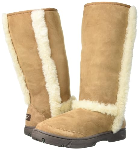 UGG Women's Sunburst Tall Boot, Chestnut, 10