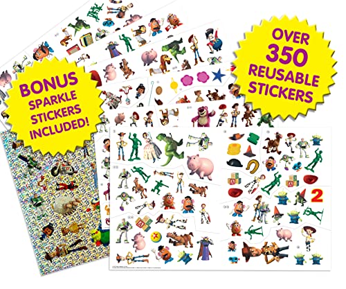 Disney / Pixar Toy Story Sticker Book Treasury - Activity Books for kids, 350 reusable stickers, 96 pages of fun