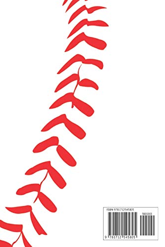21 Journal: A Baseball Jersey Number #21 Twenty One Notebook For Writing And Notes: Great Personalized Gift For All Players, Coaches, And Fans (White Red Black Ball Laces Print)