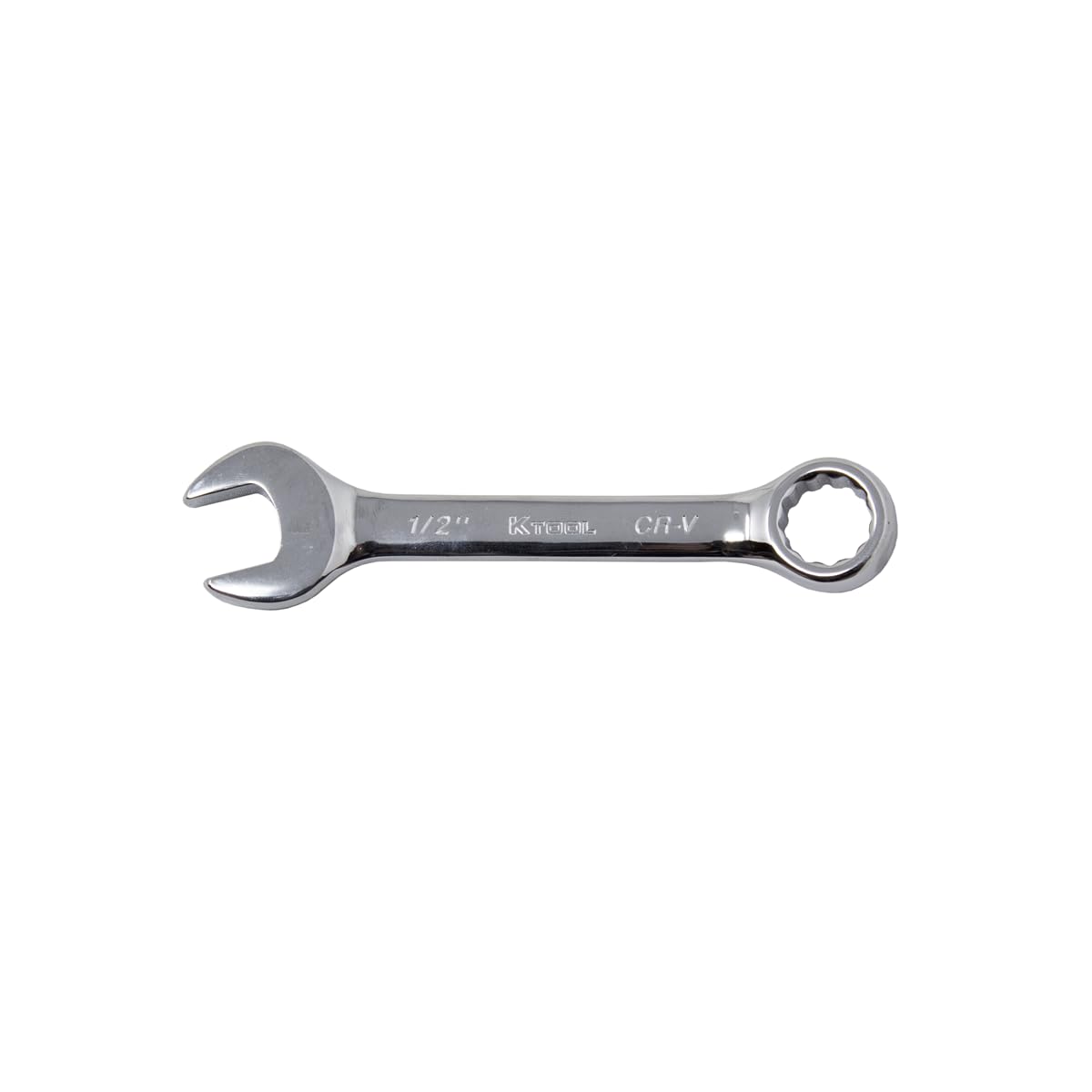 K Tool International Wrench 1/2 Inch Combination Short 12 Point 15 Degree