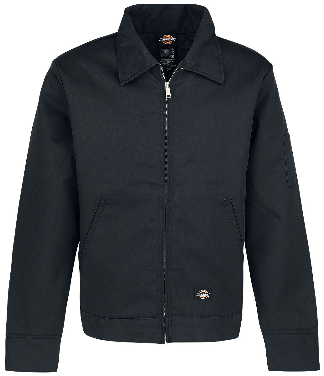 Dickies Men's Insulated Eisenhower Front-Zip Jacket, Black, X-Large/Regular