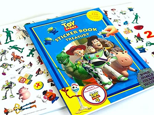 Disney / Pixar Toy Story Sticker Book Treasury - Activity Books for kids, 350 reusable stickers, 96 pages of fun