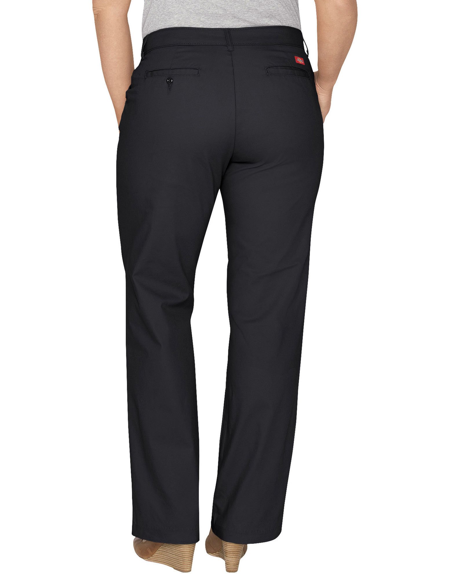 Dickies Womens Plus-Size Relaxed Straight Stretch Twill Pant, Desert Sand, 18W