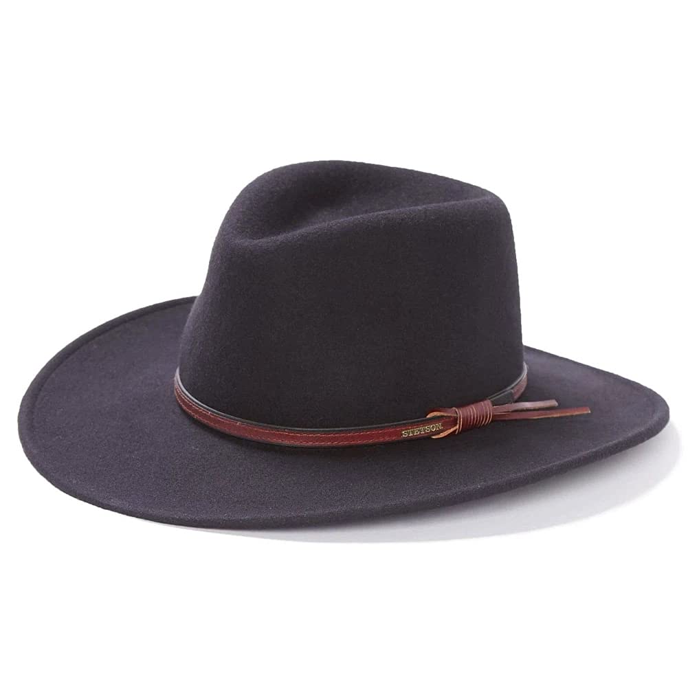 Stetson Men's Bozeman Outdoor Hat, Black, Large