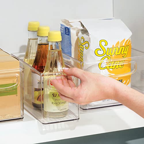 Idesign Linus Bpa-Free Plastic Stackable Organizer Storage Bin With Handles For Kitchen, Pantry, Bathroom, Small,10β X 4β X 5β