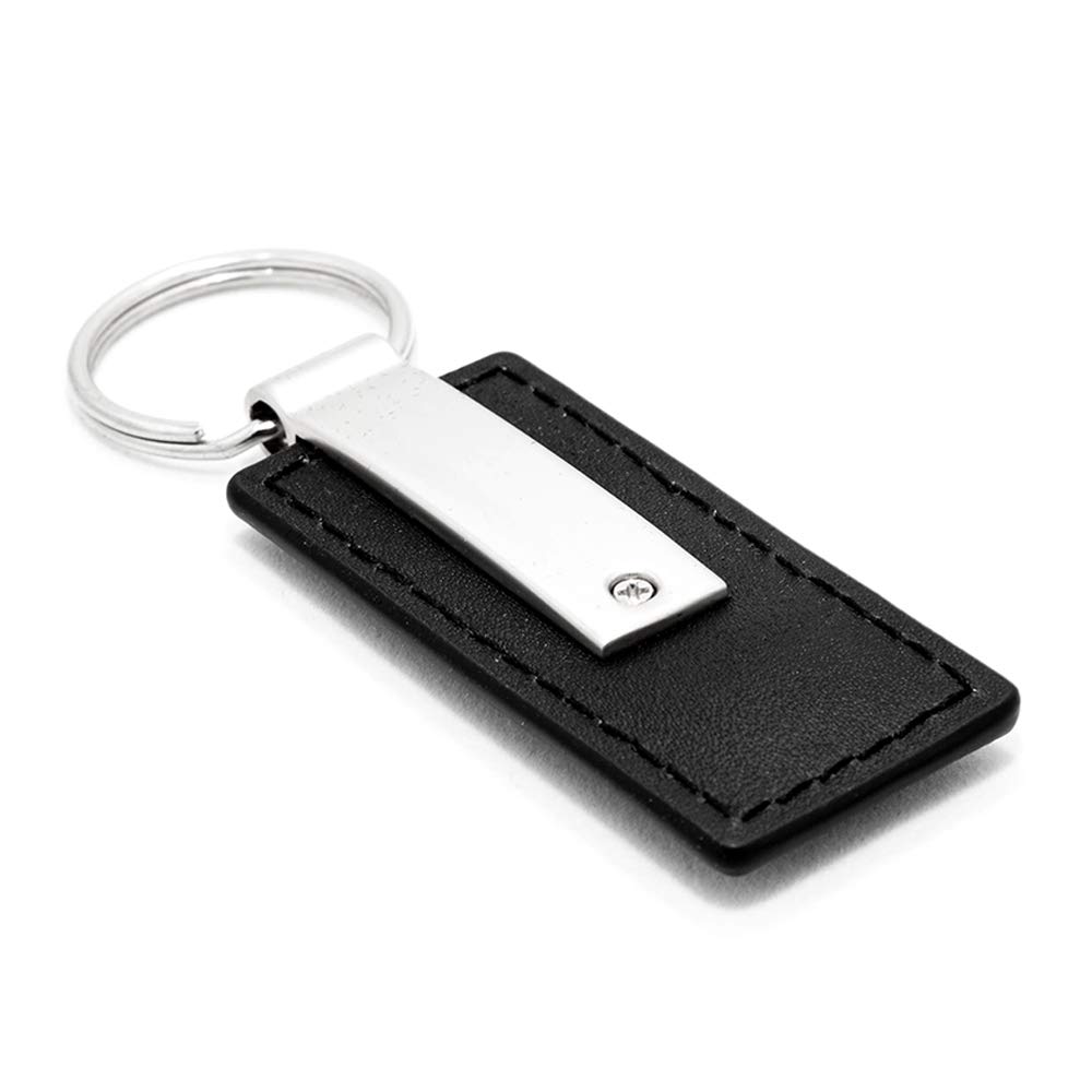 Au-TOMOTIVE GOLD, INC Officially Licensed Black Leather Key Chain for Honda Accord