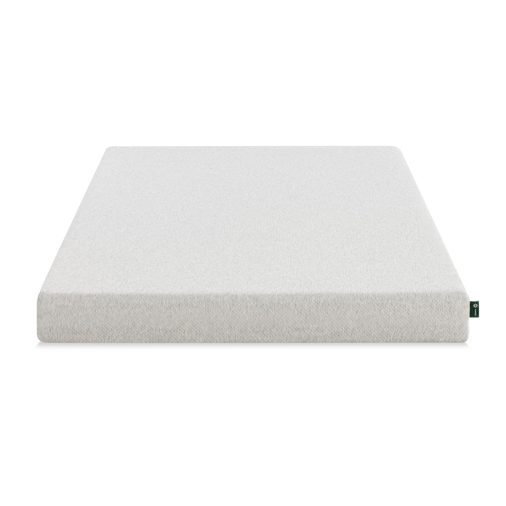 ZINUS 6 Inch Ultima Memory Foam Mattress, Full, Fiberglass Free, Pressure Relieving, CertiPUR-US Certified, Mattress in A Box, White